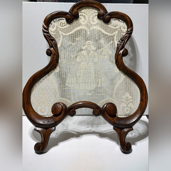 Vintage | Accents | Vintage Dutch Lace Window Privacy Screen And Plant ...